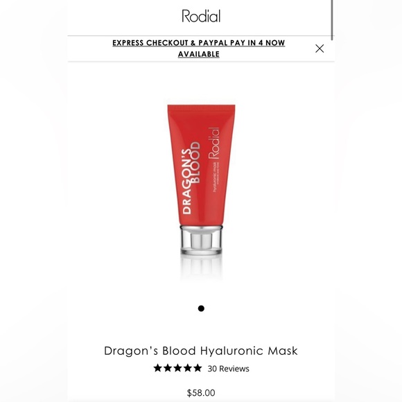 Rodial | Skincare | Brand New Rodial Dragons Blood Hyaluronic Face Mask ...